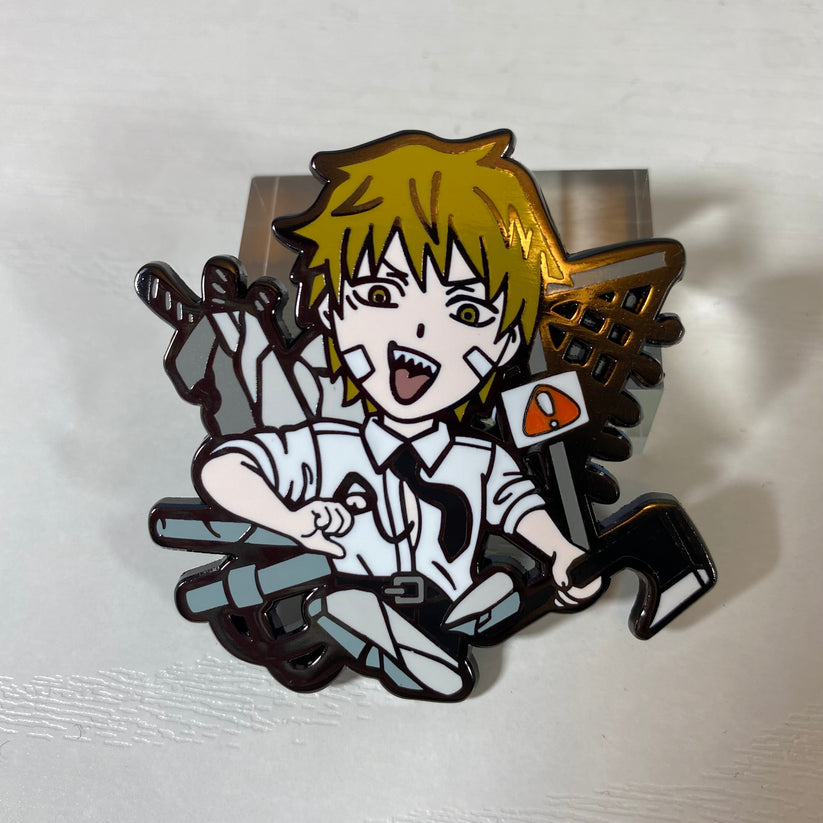 Chainsaw Man Enamel Pins (Large) – Kewl-N-Kawaii Toys